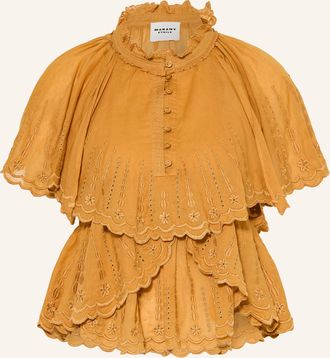 Isabel Marant Marant &Eacute;toile Blusenshirt Lorna Mit R&uuml;schen braun