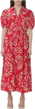 Liu Jo Damen, Kleider, Rot, MGröße