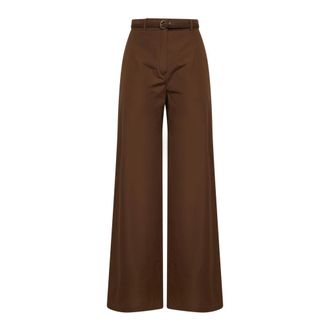 Max Mara Femme, Pantalons, Brun, Taille: 36 FR Farea Pantalons