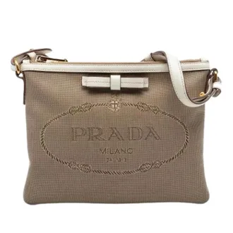 Prada Sac bandouli&egrave;re vintage Pre-owned - Femme - Pre-owned - Beige - Taille: ONE Size