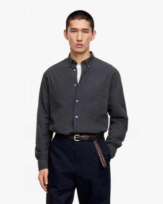 Arket Legeres Popeline-Hemd -Blau