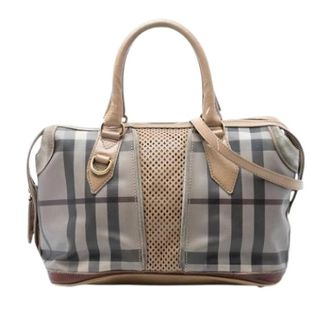 Burberry Sac Vintage Pre-owned - Femme - Pre-owned - Gris - Taille: ONE Size