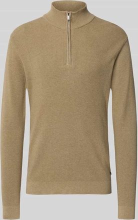 Matinique Slim Fit Troyer aus Baumwoll-Mix