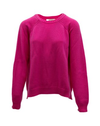 Valentino Garavani Crew-Neck Knit Sweater - Pink