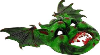 BESPORTBLE Gruselige Fledermaus Maske aus PU für Halloween Party Cosplay Leichte Maskerade Maske Komfortabel für Lange Tragezeit für Horror Kostüm und Kostümpart