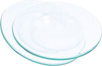 NUOBESTY Homoyoyo 2 St&uuml;ck Transparente Glas Schalen f&uuml;r Wachsschmelzer Glatte Oberfl&auml;che Vielseitig Einsetzbar f&uuml;r Duftlampen und Aromatherapie Langlebig und L