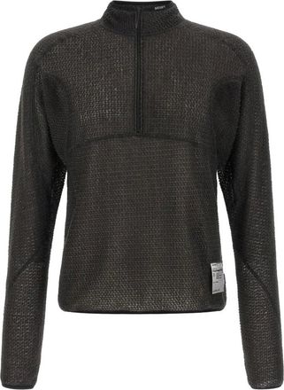 SATISFY Satisfy - FuzzFleece AD SweaT-shirt - Homme - Sport - Noir - Taille: S