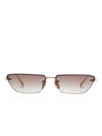Linda Farrow lunettes de soleil Cleo - Or