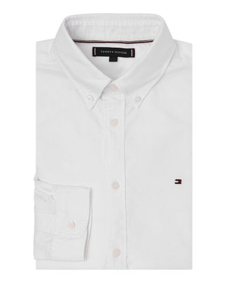 Tommy Hilfiger Regular Fit Hemd in Oxford-Qualit&auml;t mit Button Down-Kragen in