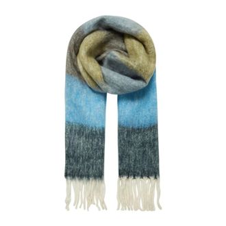 Ichi Winter Scarves - - Accessories - Damen - Blau - ONE SIZE