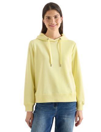 Cecil Hoodie mit Backprint iced Yellow M