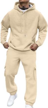 Generic Survetement Homme,Jogging Ensemble Respirant et Confortable, Surv&ecirc;tement Homme, Sweat &agrave; Manches Longues et Combinaison de Sport pour Gym et Jogging &Eacute;l