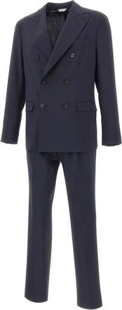 Boglioli Homme, Costumes, Bleu, Taille: L Costume Crois&eacute;