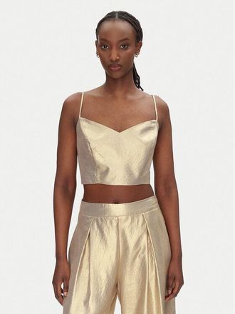 Access Fashion Top 53-2021-922 Goldfarben Slim Fit