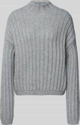 HUGO BOSS Relaxed Fit Strickpullover aus Baumwoll-Mix mit Woll-Anteil Modell SAFINEYNY