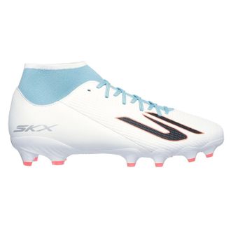 Skechers SKX_2 Academy Fu&szlig;ballschuhe mit festem Boden f&uuml;r Herren (Wei&szlig;/Blau)