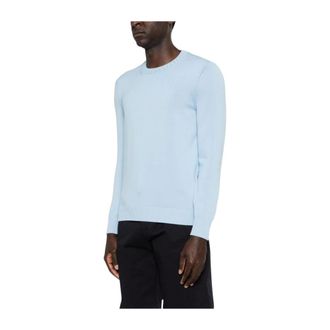 Gran Sasso Homme, Pulls, Bleu, Taille: XL Pull Ras du Cou C&ocirc;tel&eacute;