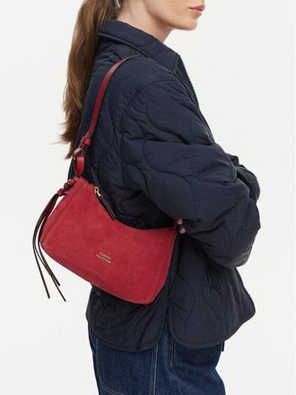 Tommy Hilfiger Handtasche Th Statement Mini Should Bag Sue AW0AW18823 Rot