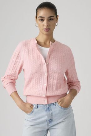Levi's Supersoft Crewneck Cardigan - Damen - Rot / Rot