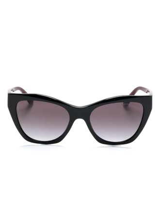 Emporio Armani Sonnenbrille mit Cat-Eye-Gestell - Schwarz