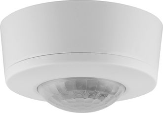 Ledvance Sensor für Deckenmontage, 360 Grad Erfassungsradius, IP44 Schutzklasse, Weiß, SENSOR CEILING