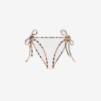 Burberry Bas de bikini avec Check, Size: XS
