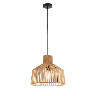 Luce-Ambiente-Design Tropikana Suspension with Natural Paper Diffuser 35 Cm