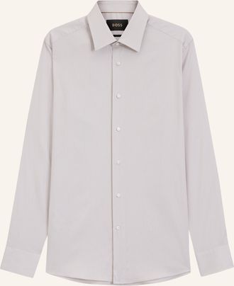 HUGO BOSS Hemd L-Hays-Kent-c1-243 Slim Fit beige