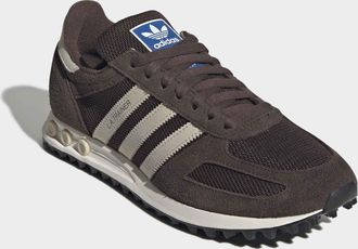 adidas Sneaker ADIDAS ORIGINALS LA TRAINER OG, Herren, Gr. 38,5, braun (braun, crystal linen, schwarz braun), Leder, Textil, Schuhe Sneaker, Topseller