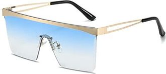 Generic Grand cadre pour hommes et pour femmes, lunettes de soleil ombragées en plein air, vacances à la plage (couleur : I, taille : moyen) 2026