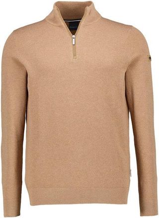 Bugatti Herren Troyer beige unifarben