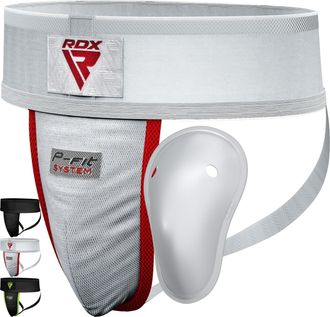 RDX Sports Tiefschutz Herren Boxen Kampfsport, Suspensorium Manner Jockstrap Unterhosen Hodenschutz Kickboxen MMA Muay Thai, Groin Guard Cup Men Protection, Tief