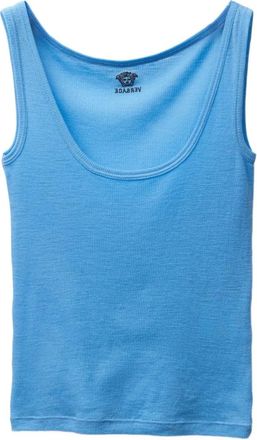 Versace Femme, Tops, Bleu, Taille: 38 FR Ribbed Wool Tank Top