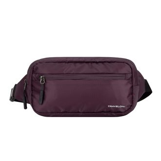 Travelon World Travel Essentials Convertible Sling/Waist Pack, Brombeere, Einheitsgr&ouml;&szlig;e, World Travel Essentials Convertible Sling/Waist Pack