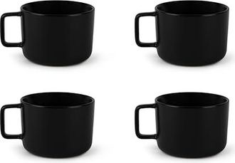 Excelsa Nordic Set mit 4 Jumbo-Tassen, Keramik, Steingut, Fassungsvermögen: 210 ml