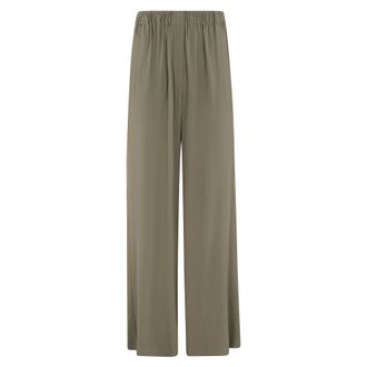 Federica Tosi Femme, Pantalons, Vert, Taille: 38 FR Fluid Pants