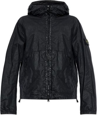 Stone Island Homme, Vestes, Noir, Taille: XL Technical Hooded Jacket