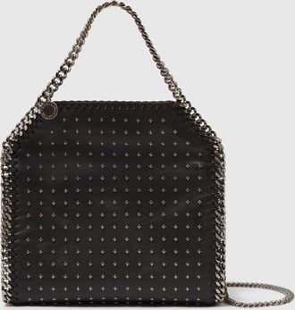 Stella McCartney Limited-Edition Falabella Star Studs Mini Tote Bag, Woman, Black