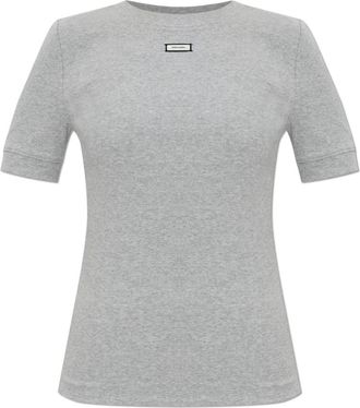 Entire studios Entire Studios, Femme, Tops, Gris, Taille: 40 FR Logo T-Shirt