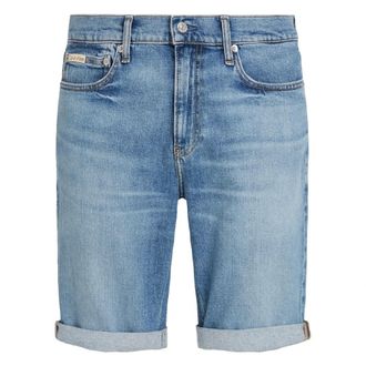 Calvin Klein Homme, Shorts, Bleu, Taille: W32 Short en jean bleu à 5 poches