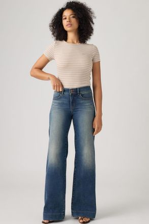 Levi's Jean 318 Tailor Wide Leg - Femme - D&eacute;lavage Fonc&eacute; / Leaving Late - 25X30