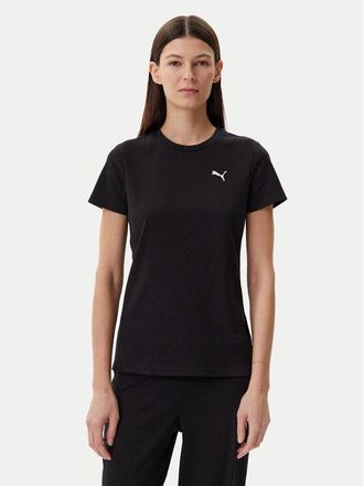 Puma T-Shirt Ess Elevated 685021 Schwarz Slim Fit