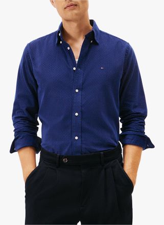 Tommy Hilfiger Chemise col am&eacute;ricain en coton