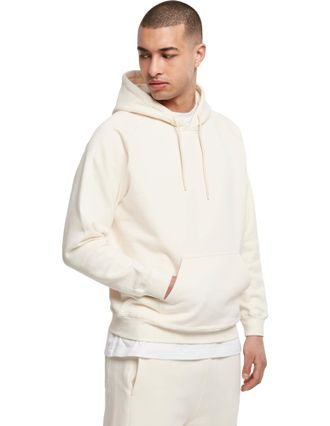 Urban Classics Herren Kapuzenpullover Blank Hoody, klassischer Hoodie für Männer, Loose Fit, 4XL, whitesand