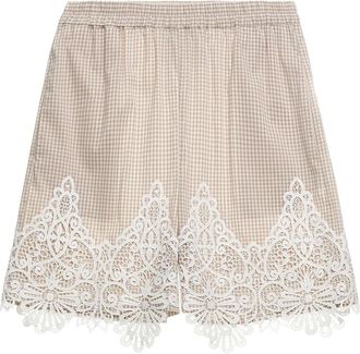 5 Progress Femme, Shorts, Beige, Taille: 38 FR Shorts beige pour le progrès