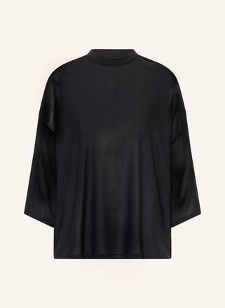 Karo Kauer Karo Kauer Oversized-Shirt Aus Mesh Mit 3/4-Arm schwarz