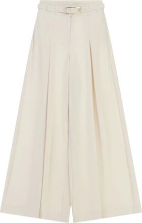 Imperial Femme, Pantalons, Beige, Taille: 42 FR Pantalone a palazzo