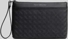 Tommy Hilfiger Kulturbeutel/ Kosmetiktasche mit Logo-Schriftzug Modell MODERN MONOGRAM POUCH