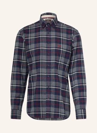 Fynch-Hatton Fynch-Hatton Flanellhemd Regular Fit blau