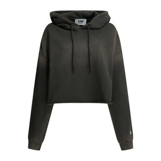 Golden Goose Star Cropped Hoodie - - Sweatshirts & Hoodies - Damen - Grau - XS